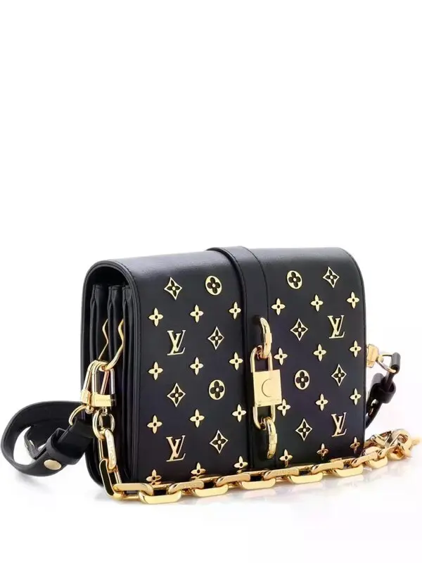 LOUIS VUITTON Rendez-vous Monogram Metal Calfskin Shoulder Bag