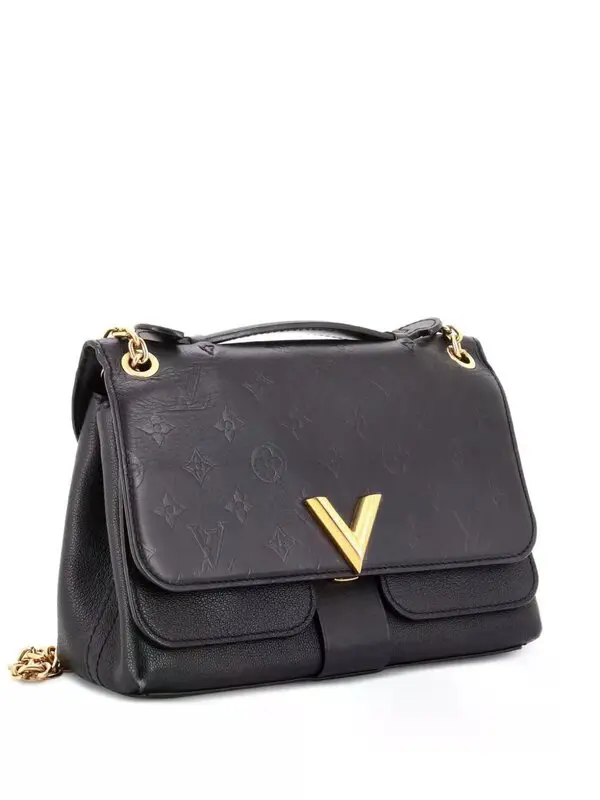 LOUIS VUITTON Very Chain Bag Monogram Leather Shoulder Bag