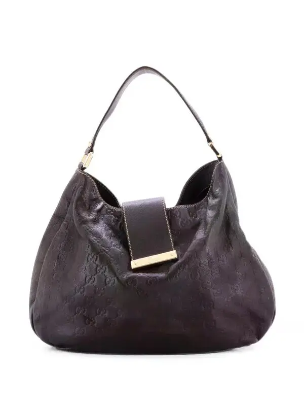 Gucci New Ladies Web Guccissima Leather Medium Hobo Bag