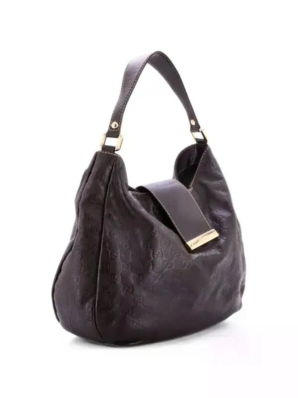 Gucci New Ladies Web Guccissima Leather Medium Hobo Bag