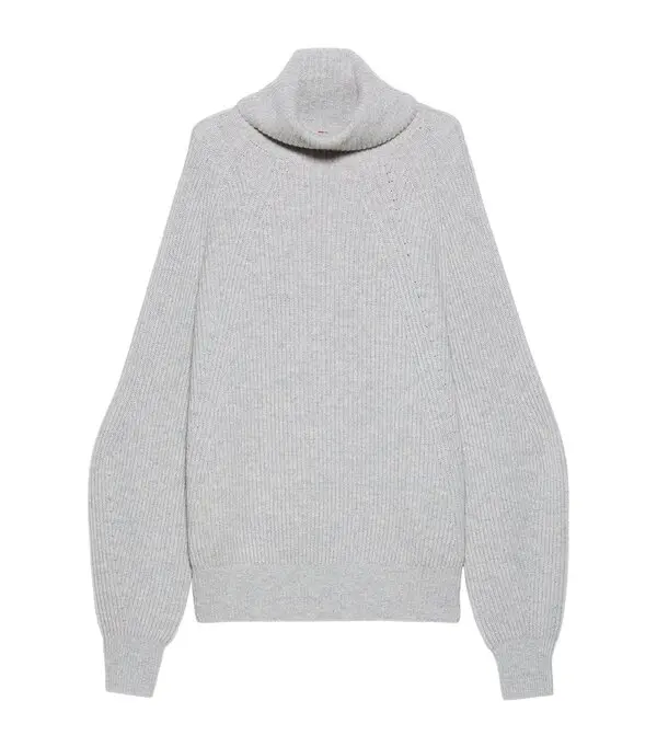 Max & Co. Wool-cashmere Rollneck Sweater - Grey