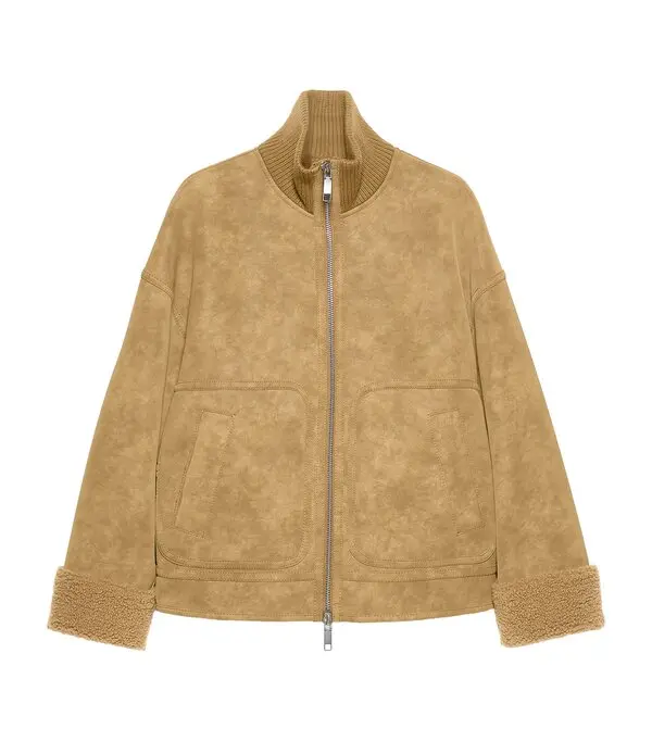 Max & Co. Aviator Short Coat - Brown