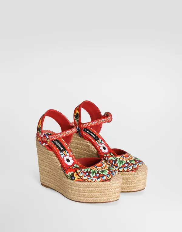 Dolce & Gabbana Sandalo Zeppa Sandals And Wedges