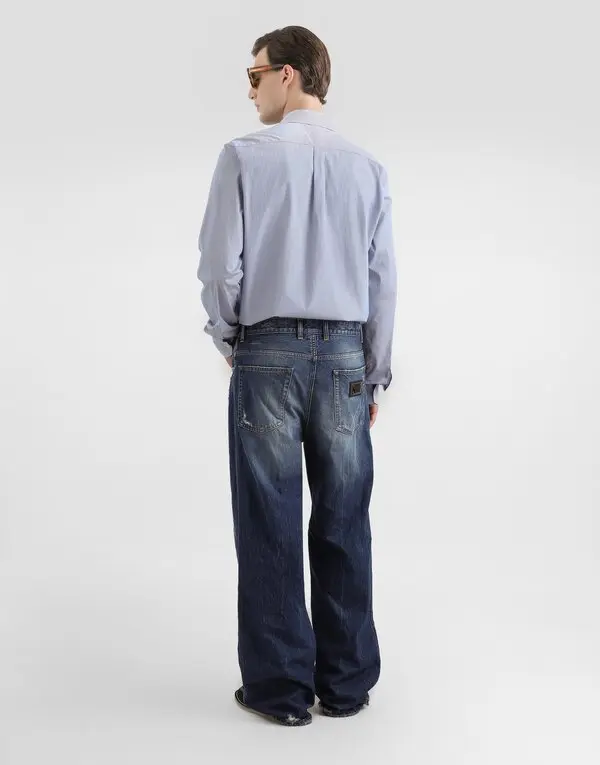 Dolce & Gabbana Striped Martini Shirt Shirts