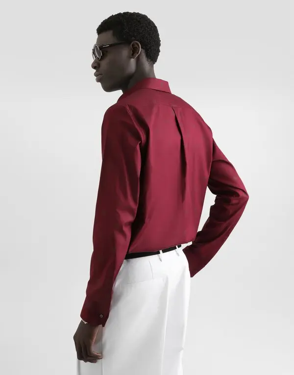 Dolce & Gabbana Logo-print Martini Poplin Shirt Shirts