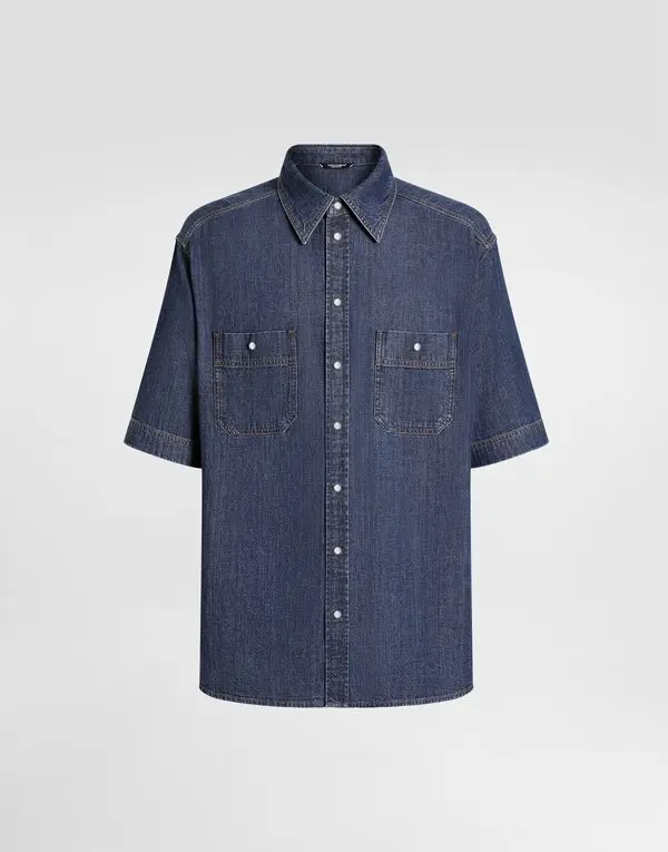 Dolce & Gabbana Denim Shirt Denim Multi-colored - Multicolor
