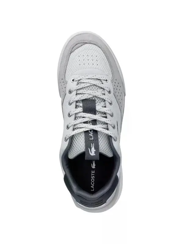Lacoste Panelled Logo-patch Sneakers - Grey