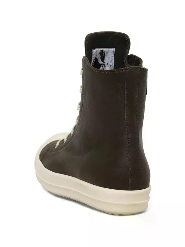 Rick Owens High-top Leather Sneakers