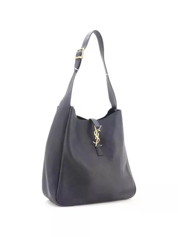 Saint Laurent Le 5 A 7 Supple Leather Large Hobo Bag