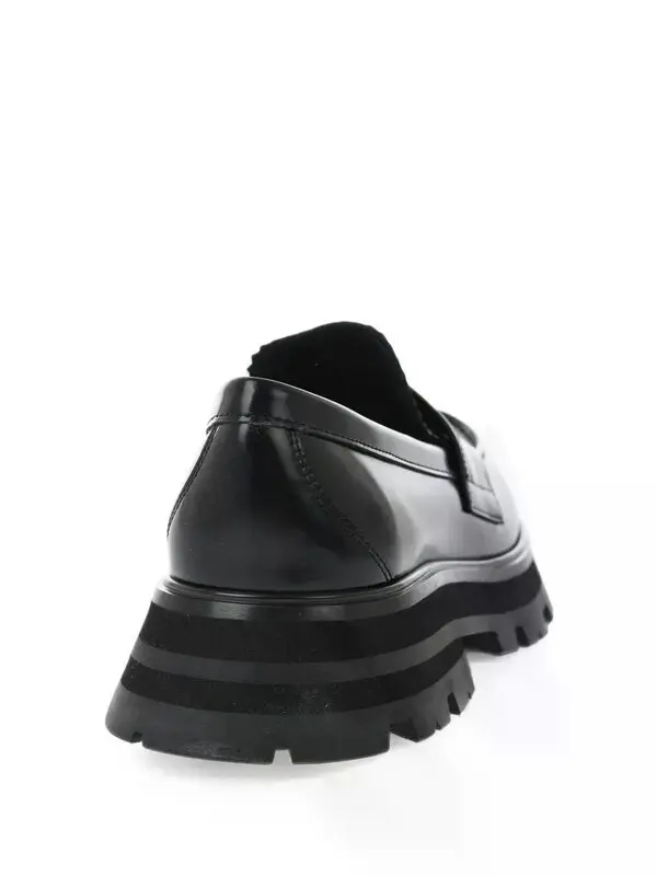 Alexander McQueen Lug-sole Penny-sole Loafers