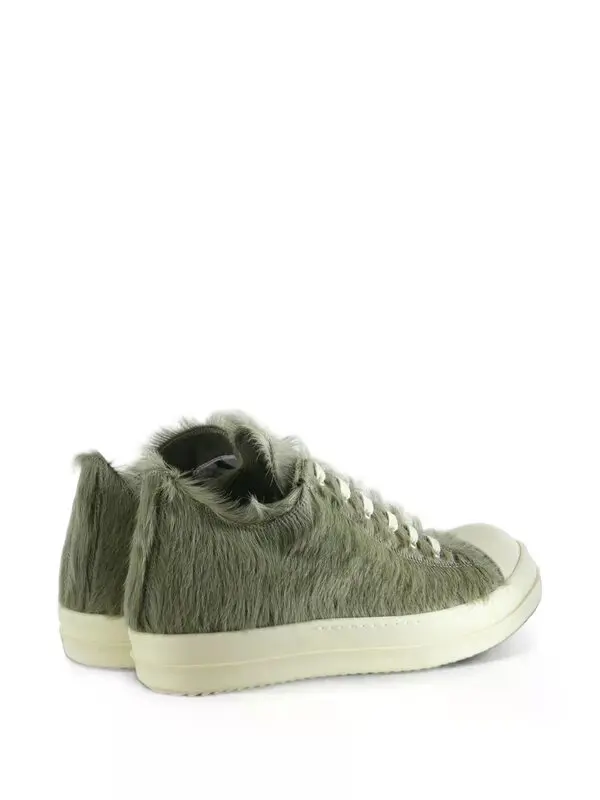 Rick Owens Low Calf-hair Sneakers