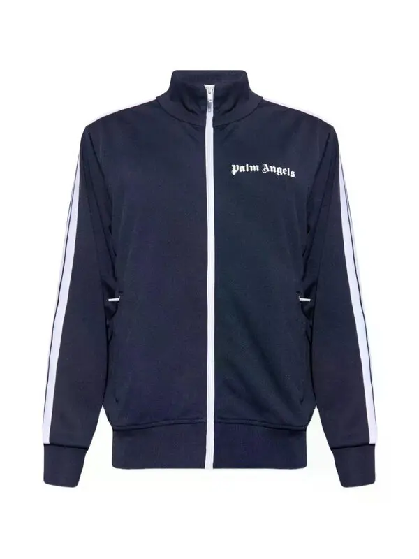 Palm Angels Logo-print Full-zip Sweatshirt