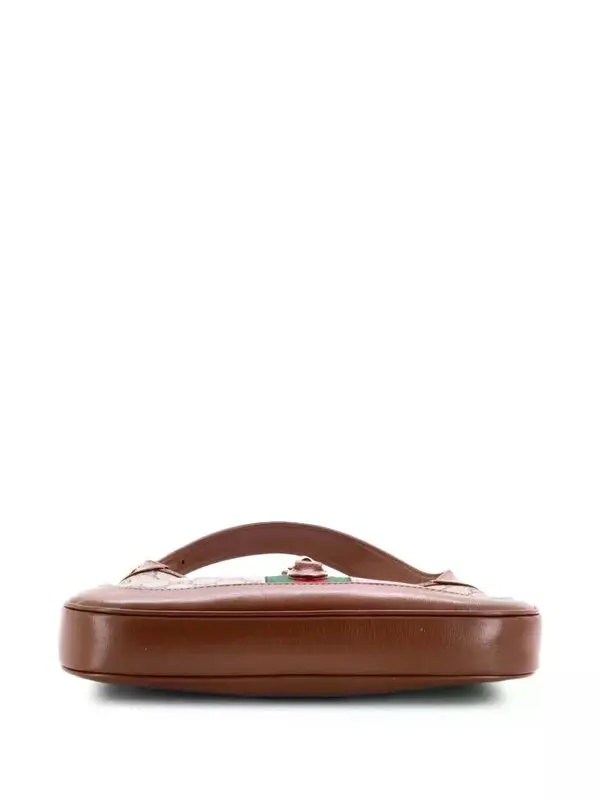 Gucci Jackie 1961 Gg Coated Canvas Small Hobo Bag - Brown