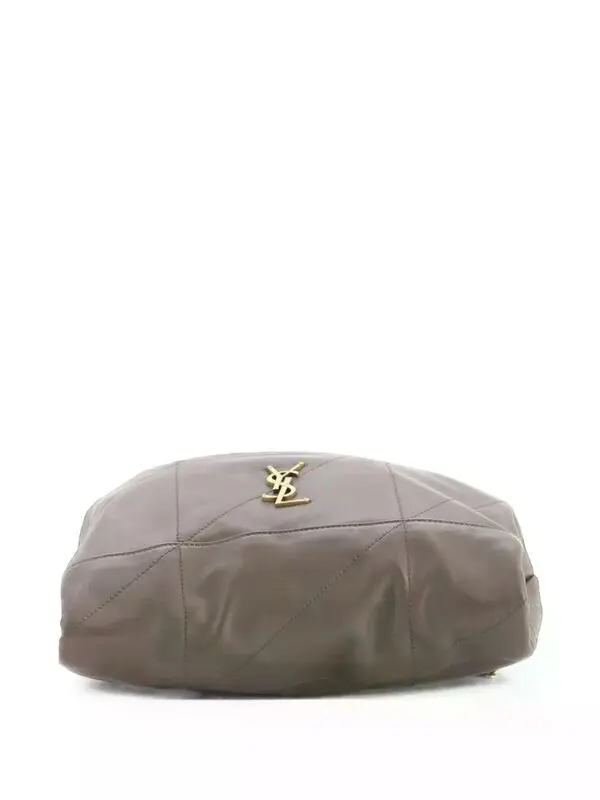 Saint Laurent Quilted Leather Shoulder Bag With Pouch