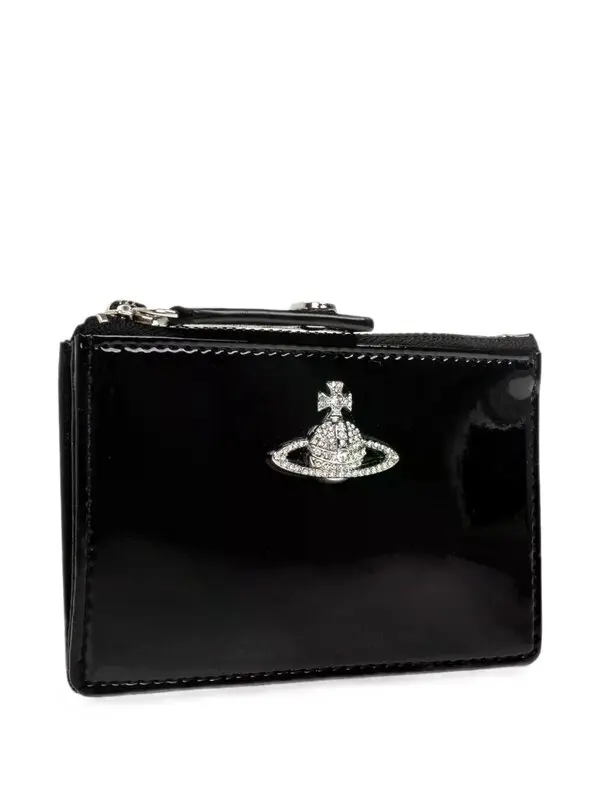 VIVIENNE WESTWOOD Slim Long Crystal-embellished Orb Card Holder