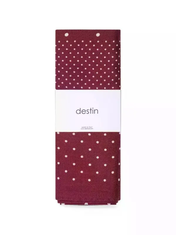 Destin Judy Polka-dot Scarf - Red