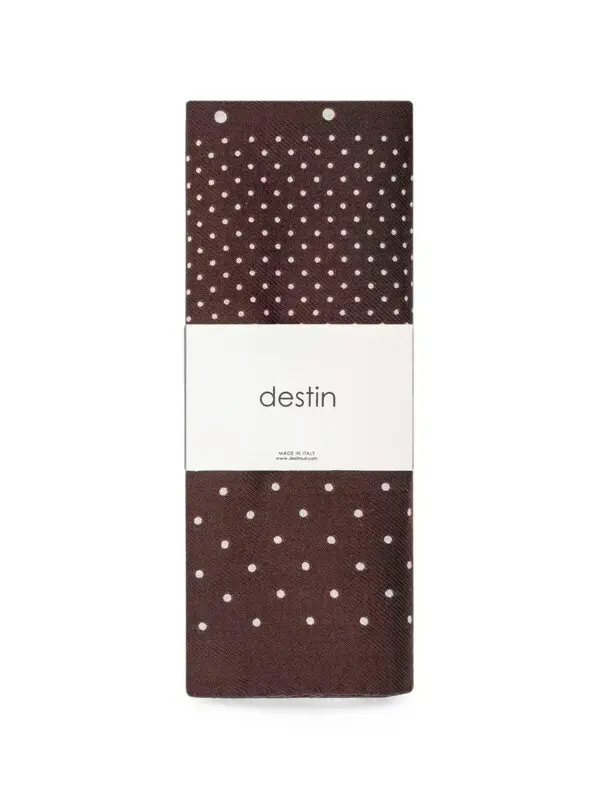 Destin Polka-dot Judy Scarf - Brown