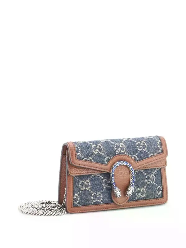 Gucci Dionysus Gg Denim Super Mini Crossbody Bag