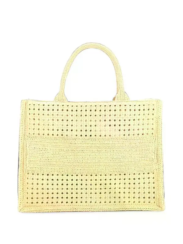 Dior Book Raffia Medium Tote Bag