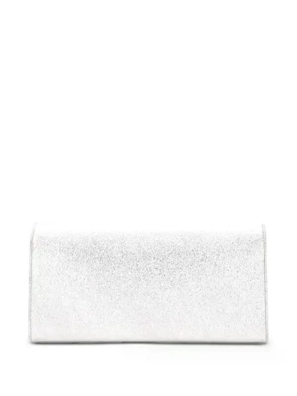 Saint Laurent Classic Monogram Calfskin Clutch Bag - Metallic