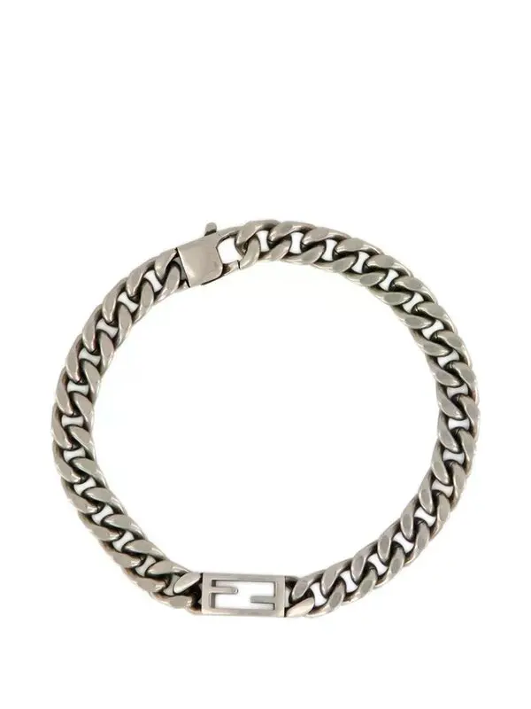 Fendi O'lock Chain Bracelet - Silver