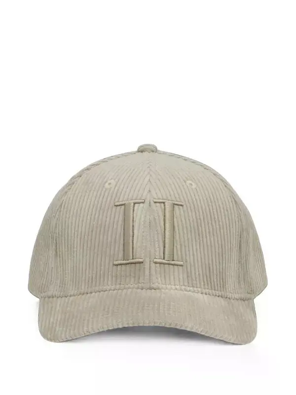 LES DEUX Logo-embroidered Corduroy Baseball Cap - Neutrals
