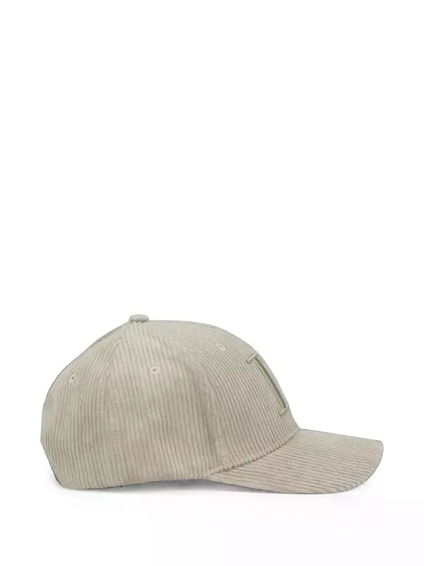 LES DEUX Logo-embroidered Corduroy Baseball Cap