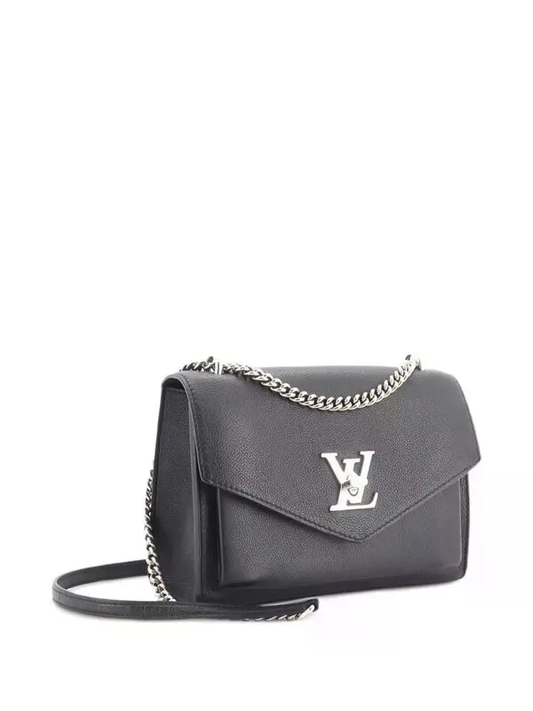 LOUIS VUITTON Mylockme Handbag Leather Bb - Black