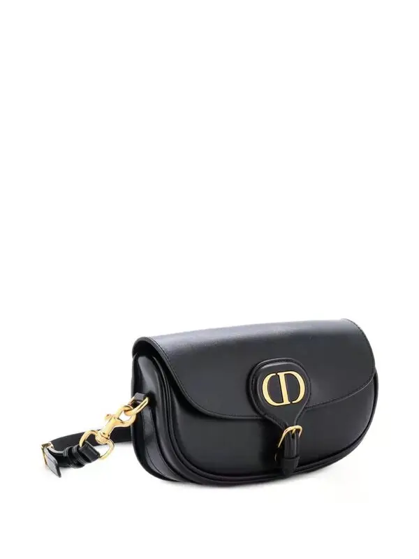 Dior Bobby Flap East West Crossbody Bag - Black