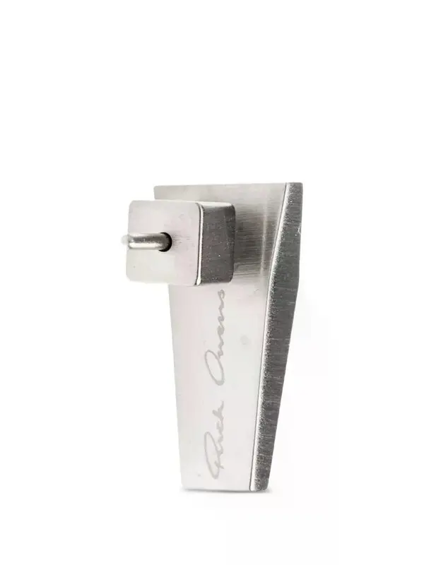 Rick Owens Crystal-embellished Single Earring - Silver