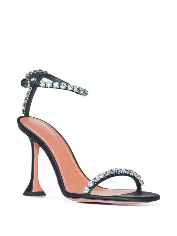 Amina Muaddi Gigi Crystal-embellished Sandals
