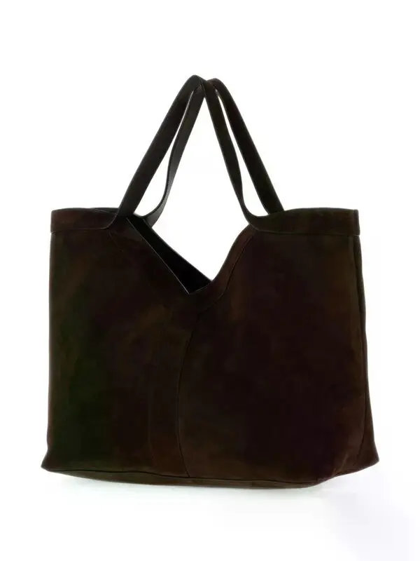 Saint Laurent Large Y-shaped Suede Tote Bag