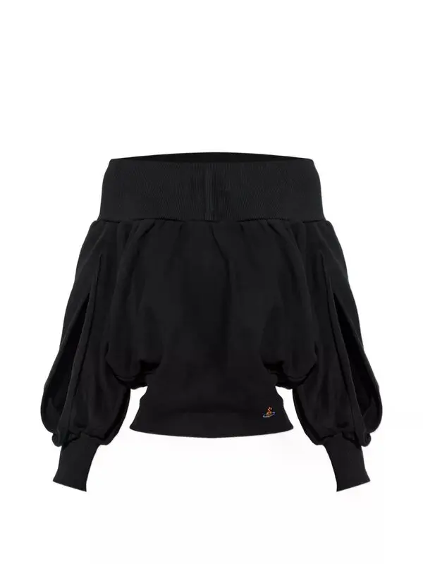 VIVIENNE WESTWOOD Zingara Off-the-shoulder Top - Black