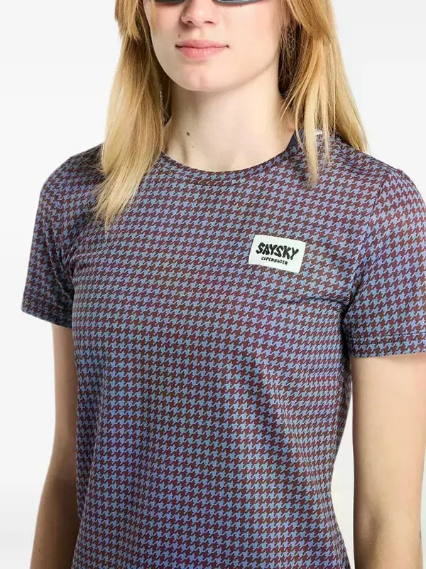 SAYSKY Combat Houndstooth T-shirt