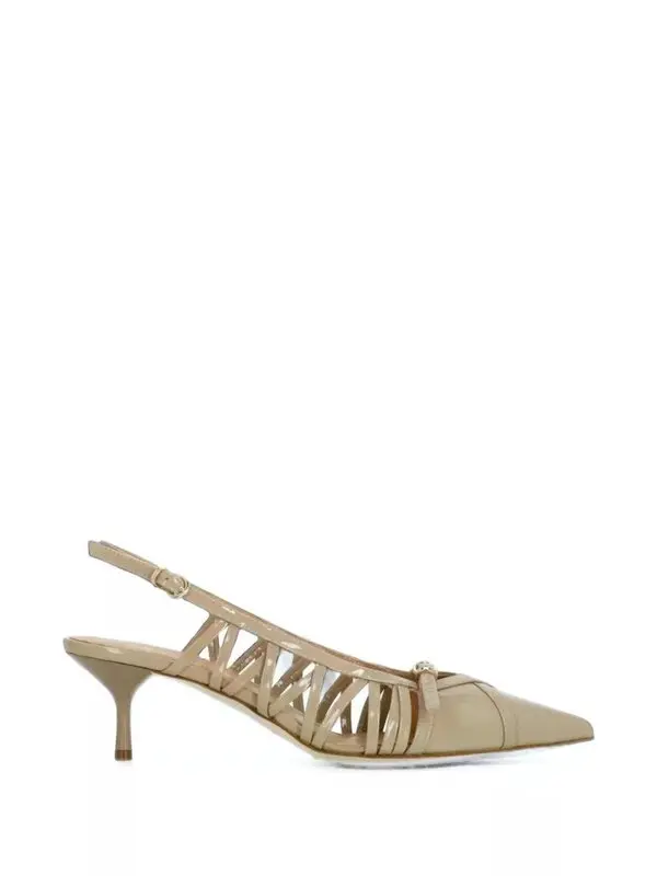 THE SELLER Patent-finish Cage-style Pumps
