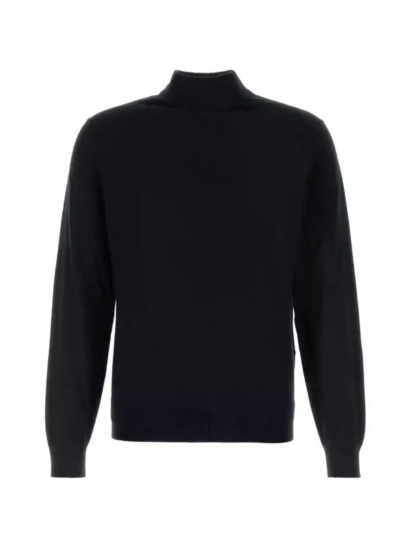 TOM FORD High-neck Wool Sweater - Black
