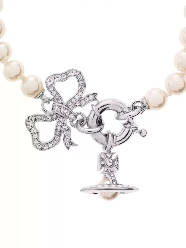 VIVIENNE WESTWOOD Rigoberta Orb Bow Bracelet