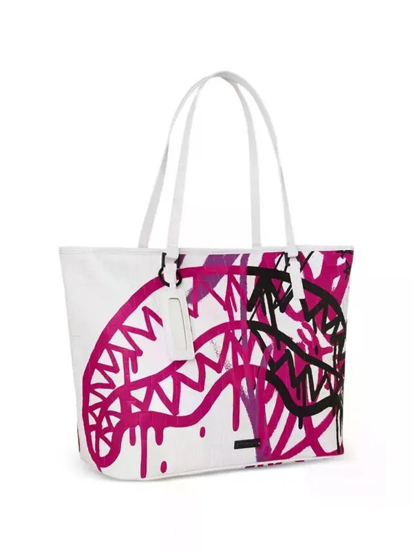 SPRAYGROUND Crash Graffiti Print Tote Bag