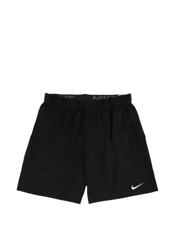 Nike Flex Logo-detail Shorts - Black