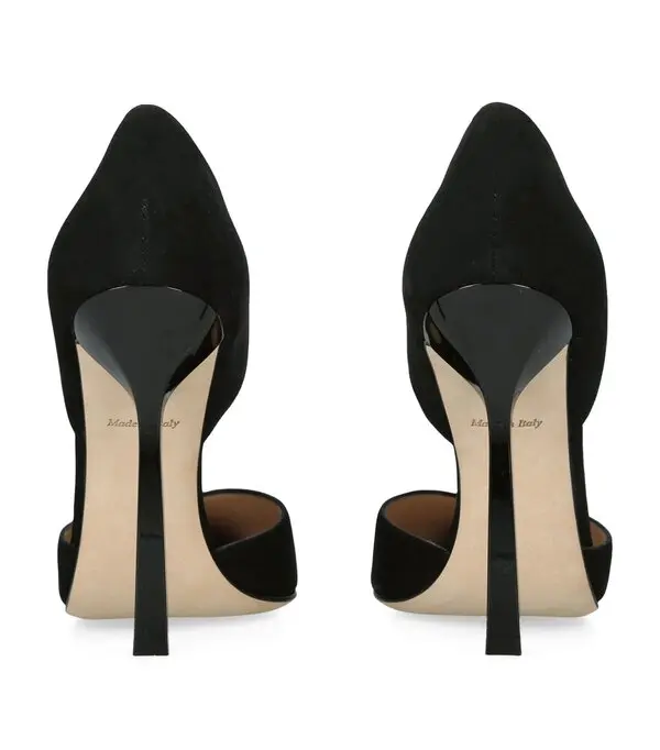 Victoria Beckham Suede Angle D'orsay Pumps 115