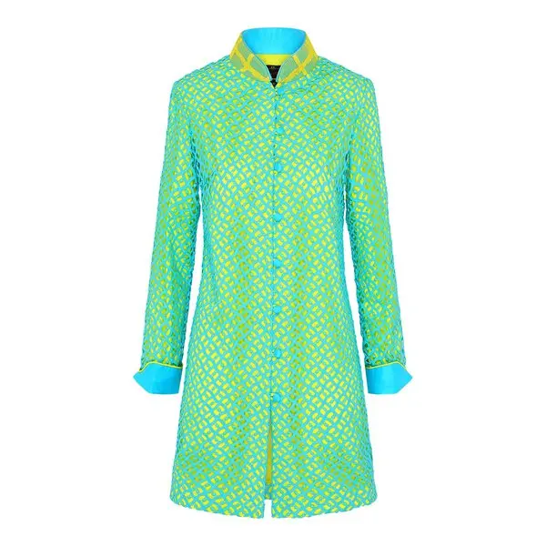 BEATRICE VON TRESCKOW Aqualime Magdalena Nehru Jacket