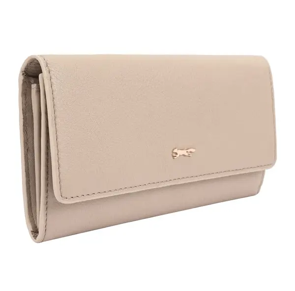 Paul Costelloe Accra Leather Wallet Purse Neutrals