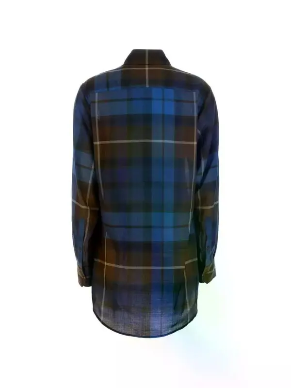 VIVIENNE WESTWOOD Square Checked Twill Blouse