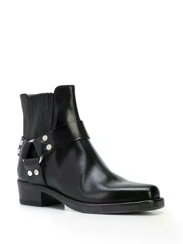 RE/DONE Calvary Ankle Boots - Black