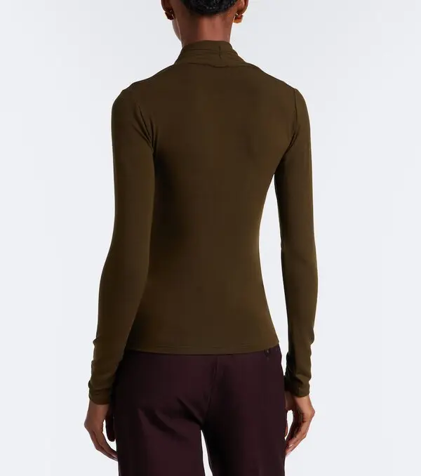 Vince Fixed Jersey Wrap Top