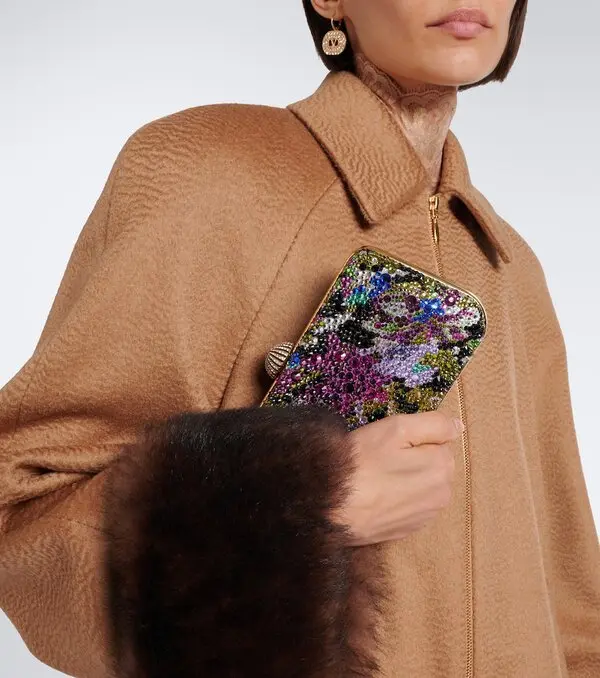 Valentino Garavani Carry Secrets Embellished Clutch
