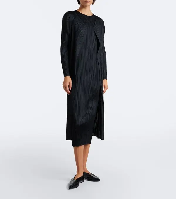 Issey Miyake Basics Pleated Cardigan