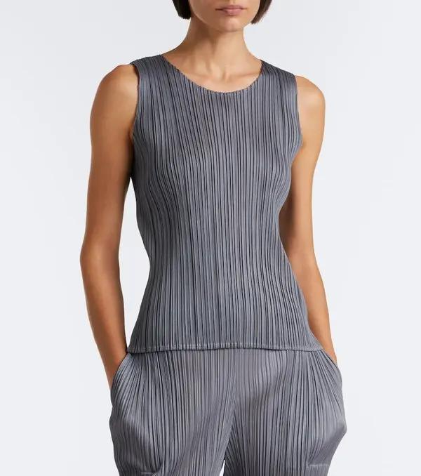 Issey Miyake Basics Pleated Top