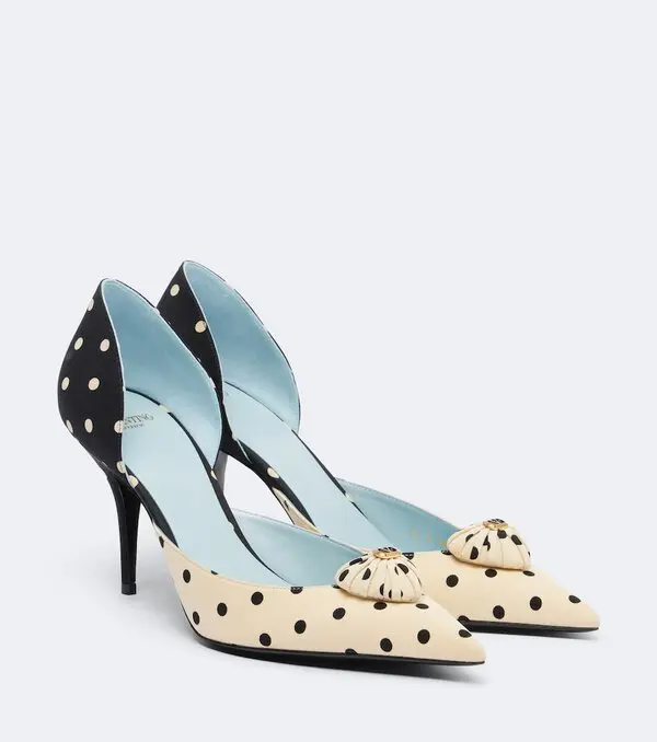 Valentino Garavani Cour Royal Polka-dot Pumps
