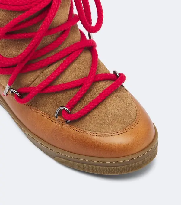 Isabel Marant Étoile Nowles Shearling-lined Leather Snow Boots